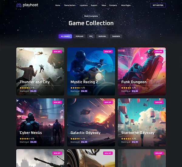 Landing Page – Neom Cloud