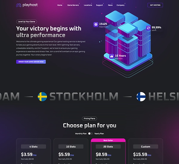 Landing Page – Neom Cloud