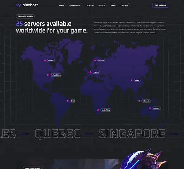 Landing Page – Neom Cloud